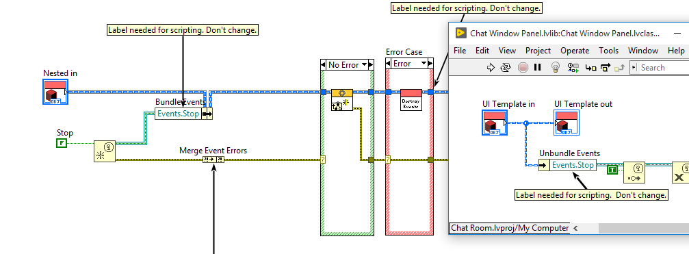 LabVIEW AF_8 User Interfaces in Actor Framework and User Event ...
